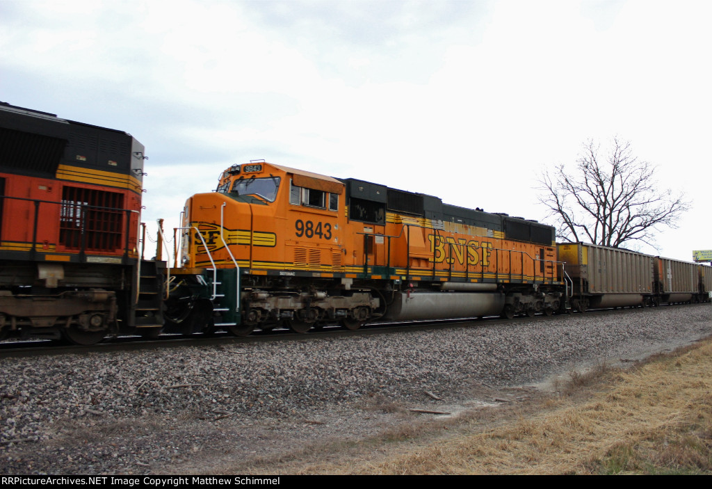 BNSF 9843 - DPU #1